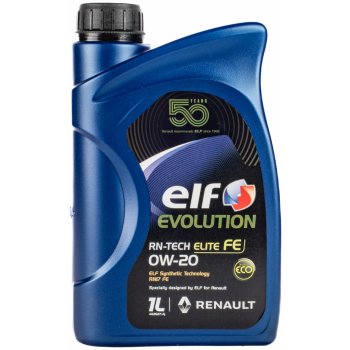 Elf evolution RN-TECH elite FE 0W-20 1 l od 275 Kč - Heureka.cz