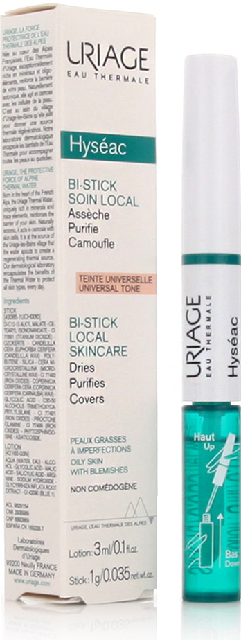 Uriage Hyséac Bi Stick tyčinka na kožní nedokonalosti Skin with Local ...