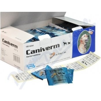 Caniverm forte tbl 100 x 0,7 g od 2 462 Kč - Heureka.cz