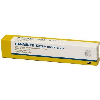 Banminth Katze pasta 115,3 mg / g 3 g od 265 Kč - Heureka.cz