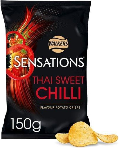 Walkers Sensations Thai Sweet Chilli Crisps 150g od 49 Kč - Heureka.cz