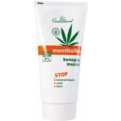 Cannaderm Mentolka konopné mazání 200 ml masážní přípravek - Nejlepší ...