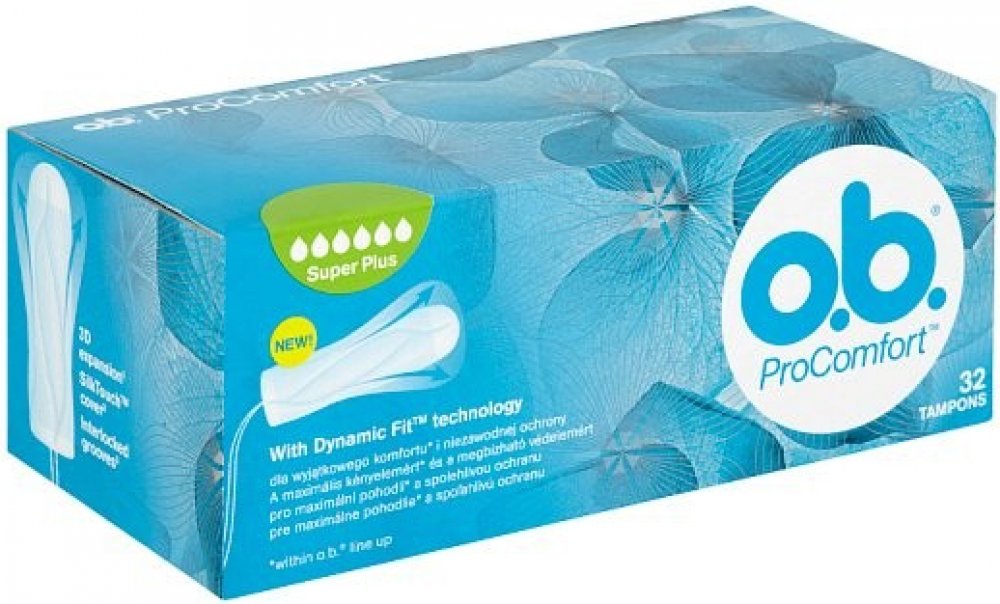 O.B. tampóny ProComfort Super Plus 32 St od 150 Kč na Hledejceny.cz