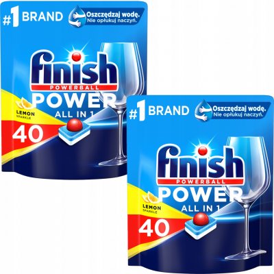 Finish Tablety do myčky all in one 2 x 40 ks od 318 Kč - Heureka.cz