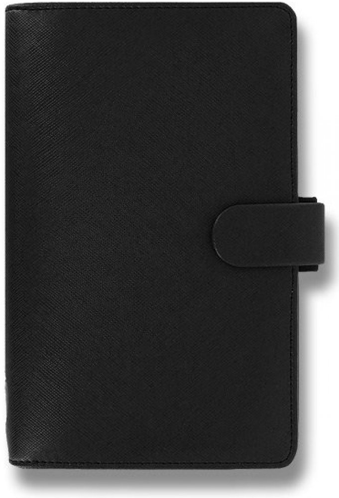 Filofax Saffiano A6 Compact týdenní 2024 černý – Zboží Živě