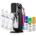 Poradna SodaStream Art Black + SodaStream FUSE 3 x 1l Pepsi Love Bílá + Sirup Sodastream Pepsi ...