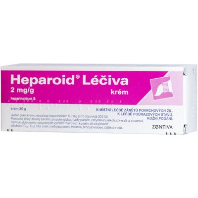 HEPAROID LÉČIVA DRM 2MG/G CRM 30G od 100 Kč - Heureka.cz