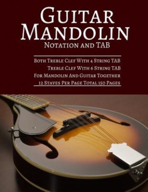 Guitar Mandolin Notation And TAB: Both Treble Clef With 4 String TAB ...