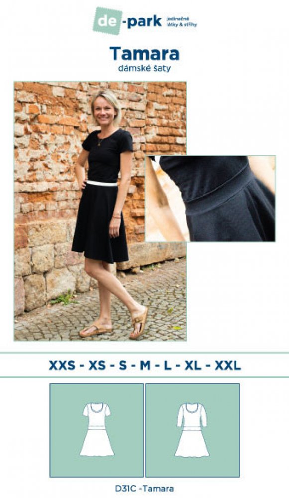 de-park Papírový střih - Tamara vel.XXS-XXL – Zboží Dáma