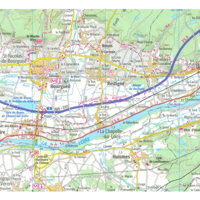 IGN Francie Francie Tours Blois mapa č.133 1 – Zboží Mobilmania