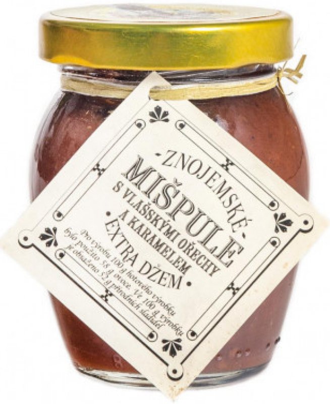 Bouda 1883 Mišpulový Džem s ořechy a karamelem 140 g – Zboží Dáma