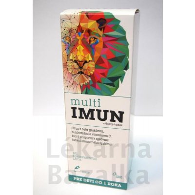 Multiimun sirup 330 g od 380 Kč - Heureka.cz