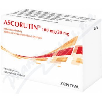 ASCORUTIN POR 100MG/20MG TBL FLM 100(4X25) od 140 Kč - Heureka.cz