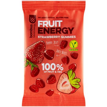 Bombus Fruit Gummies ovocné bonbóny Strawberry 35 g od 27 Kč - Heureka.cz
