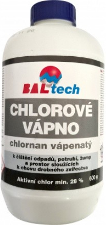 Privos BALtech chlorové vápno na dezinfekci, 600 g od 79 Kč - Heureka.cz