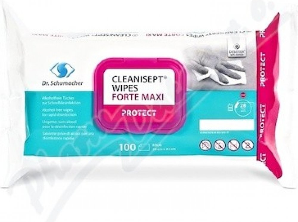 Cleanisept Wipes Forte Maxi dezinfekční ubrousky 100 ks – Zboží Mobilmania