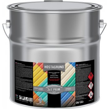 Barvy A Laky Hostivař Hostagrund Prim 3v1 S2177 základní i vrchní barva na kov, 0280 hnědá tmavě ...