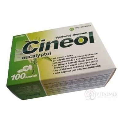 mp cineol 100 mg 100 kapslí od 310 Kč - Heureka.cz