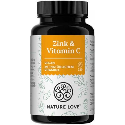 Nature Love Zinek + Vitamin C z Aceroly 120 kapslí od 371 Kč - Heureka.cz