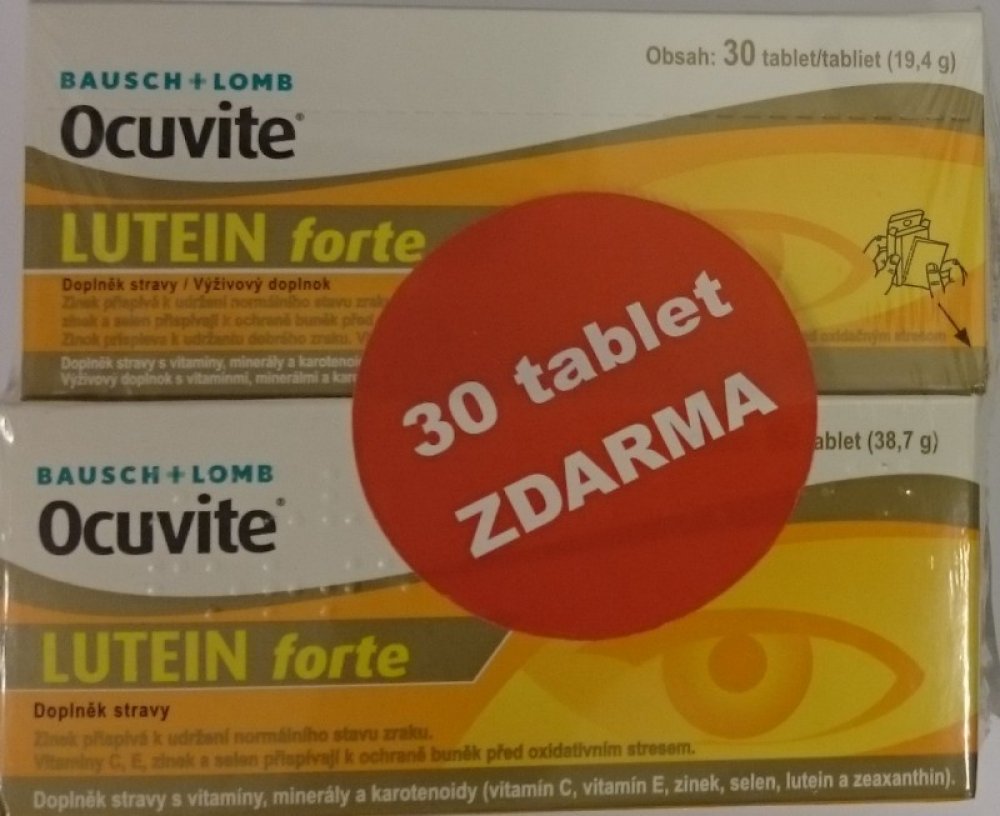 Ocuvite Lutein Forte 90 tablet | Srovnanicen.cz