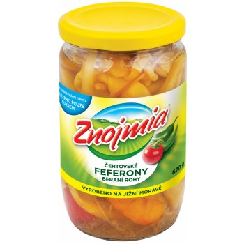 Znojmia Čertovské feferony beraní rohy 620g od 31 Kč - Heureka.cz