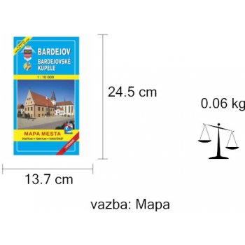 Bardejov Bardejovské kúpele Mapa mesta Town plan Stadtplan Plan miasta ...