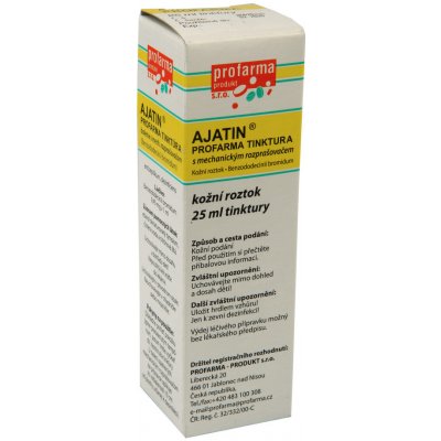 AJATIN PROFARMA TINKTURA S MECHANICKÝM ROZPRAŠOVAČEM DRM 100MG/ML DRM ...