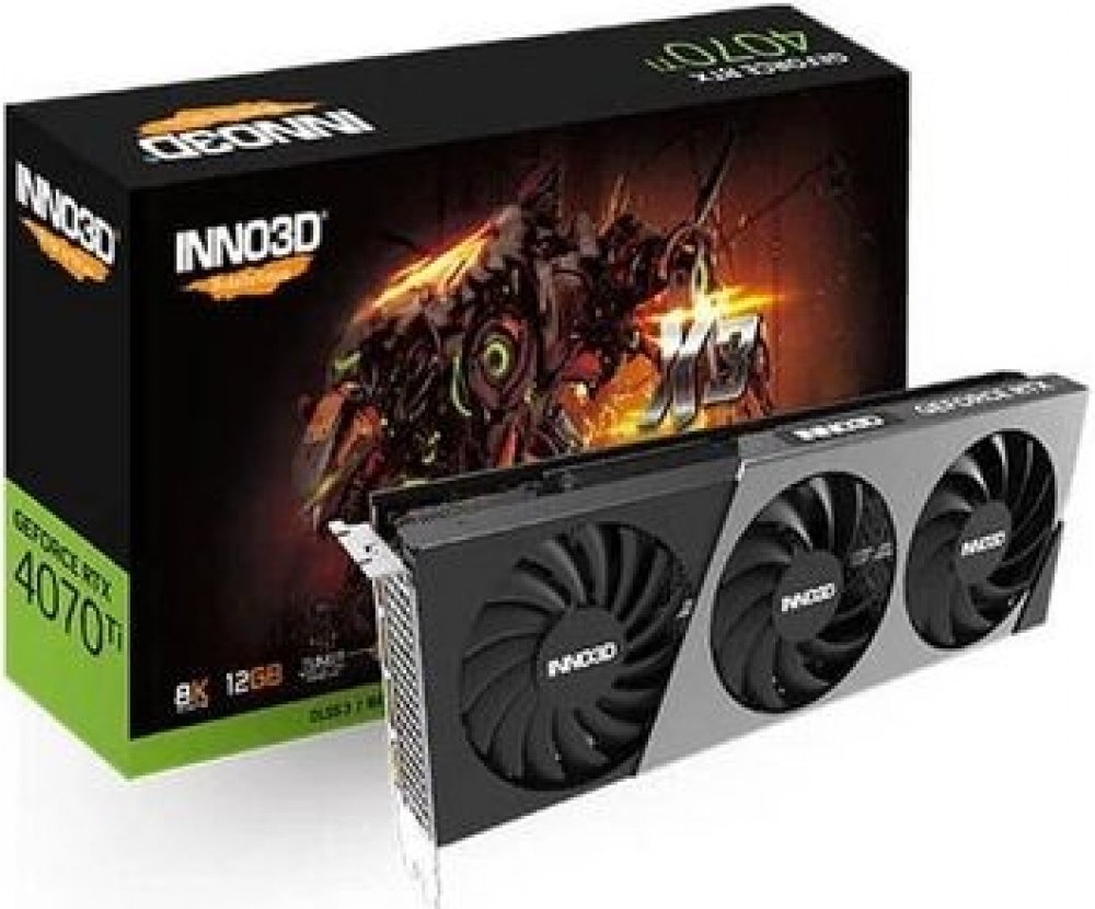Inno3D GeForce RTX 4070 Ti X3 12GB GDDR6X N407T3-126X-186148N na ...