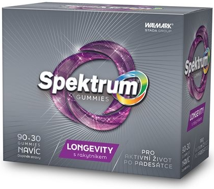 Walmark Spektrum Gummies Longevity 90+30 tablet Promo 2023 od 490 Kč ...