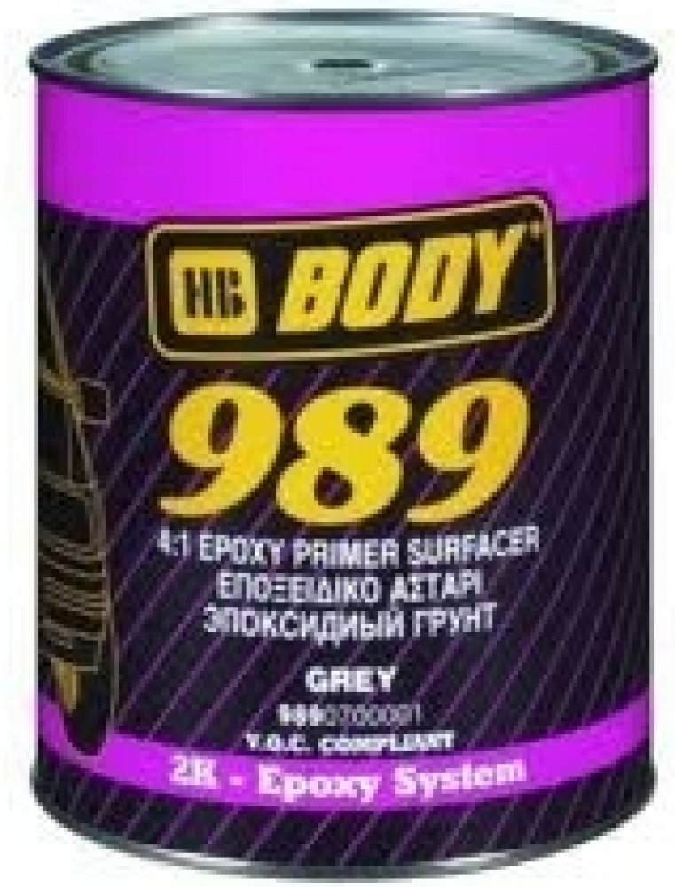 HB BODY EPOXY PRIMER 989, epoxidový základ, šedý, 1L od 463 Kč na Hledejceny.cz
