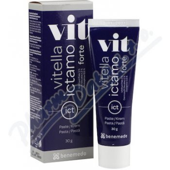 Vitella Ictamo Forte pasta s bílým ichthyolem 30 g od 219 Kč - Heureka.cz