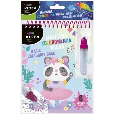 Kidea malování vodou/vodní omalovánky pro děti panda baletka od 121 Kč ...