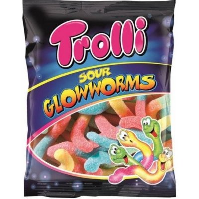 Trolli Sour Glowworms 100 g od 33 Kč - Heureka.cz