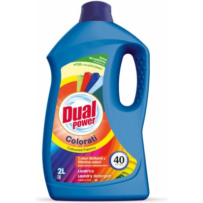 Dual Power gel na praní Colorati 2 l 40 PD od 239 Kč - Heureka.cz