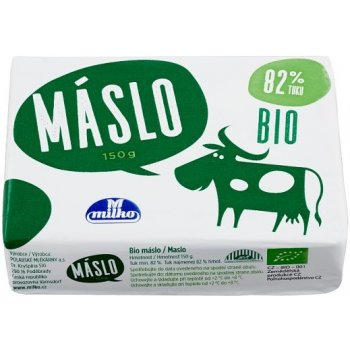 Milko Bio Máslo 150 g od 53 Kč - Heureka.cz