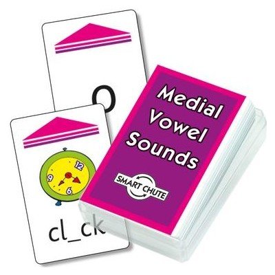 Medial Vowel Sounds Cards anglická abeceda a spelling od 229 Kč ...