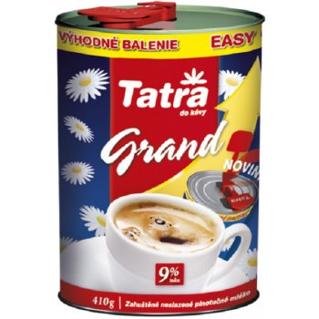 Tatra Grand Kondenzované neslazené mléko 9% 410 g od 54 Kč - Heureka.cz