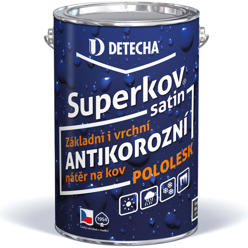 Detecha Superkov satin šedý RAL 7016 2,5kg od 777 Kč - Heureka.cz