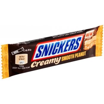 Snickers Creamy 36,5g od 22 Kč - Heureka.cz