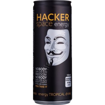 Hacker space energy Tropical drink 500 ml od 22 Kč - Heureka.cz