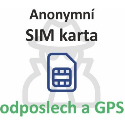 Anonymní předplacená SIM karta pro odposlech a GPS od 300 Kč - Heureka.cz