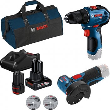 BOSCH GWS 12V-76 + GSR 12V-30 (12V set) od 6 960 Kč - Heureka.cz