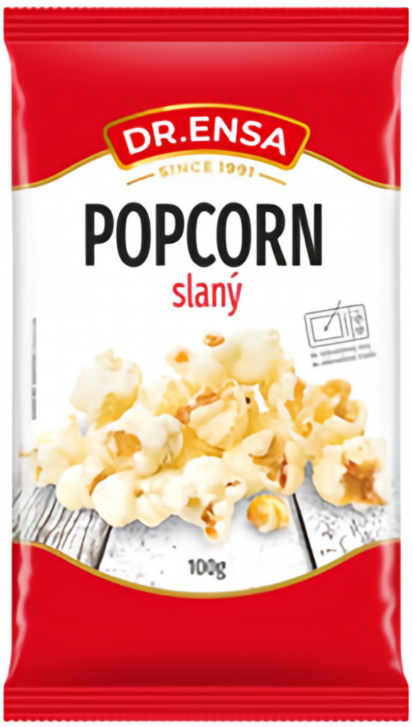 Dr. Ensa Popcorn do mikrovlné trouby slaný 100 g od 15 Kč - Heureka.cz
