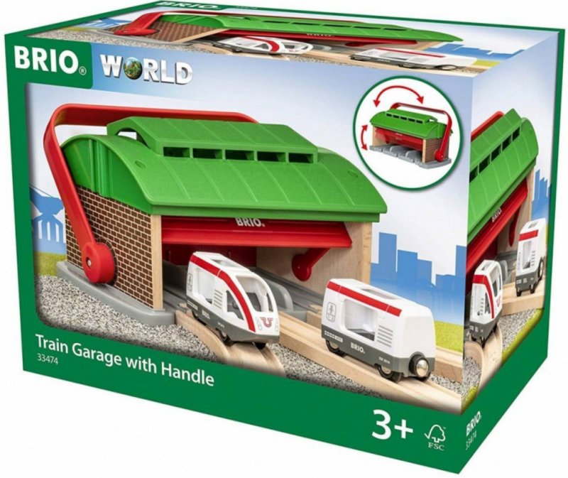 Dřevěné vláčky – Brio 33474 Přenosné vlakové depo