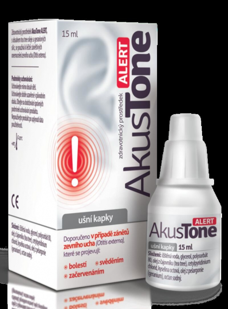 AkusTone ALERT ušní kapky 15 ml od 115 Kč - Heureka.cz