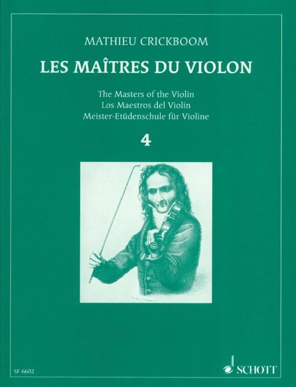 Mathieu Crickboom: The Masters of the Violin 4 noty na housle od 493 Kč ...