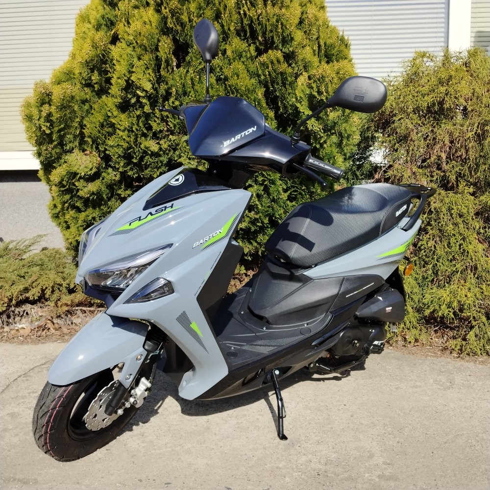Barton motors Flash 50cc 4T Šedý od 34 900 Kč - Heureka.cz