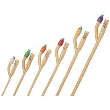 Medilab Močový katétr Tieman nelaton pro muže s balónkem 5ml-15ml, 40cm ...