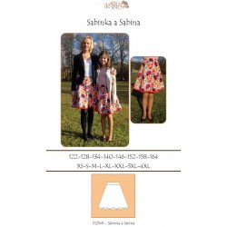 Papírový střih - Sabinka a Sabina krejčovský střih - Nejlepší Ceny.cz