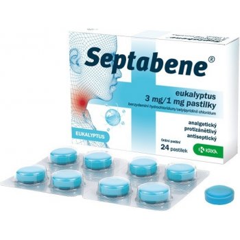 SEPTABENE EUKALYPTUS ORM 3MG/1MG PAS 24 od 137 Kč - Heureka.cz